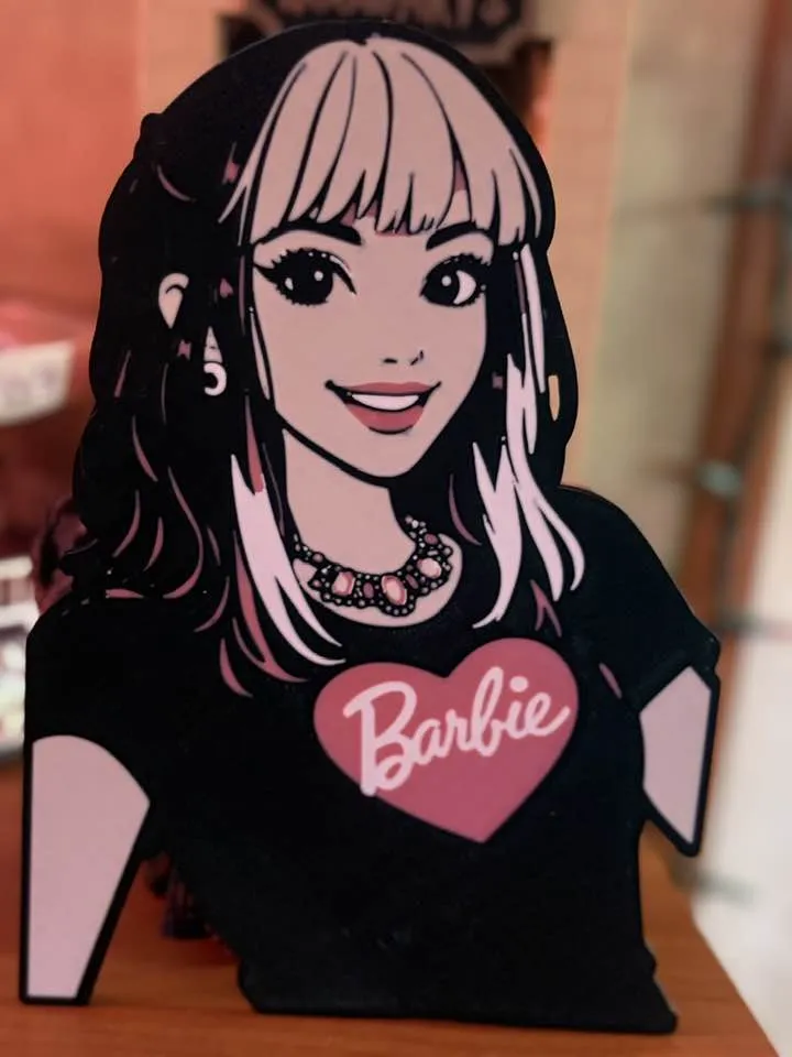 urban/punk Barbie wall art - Free 3D Print Model - MakerWorld