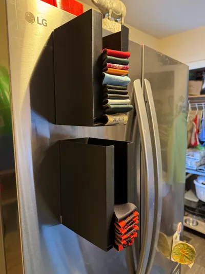 Magnetic Slim Can Koozie Holder/Dispenser Remixed by wareagle5405MakerWorld: Download Free 3D Models