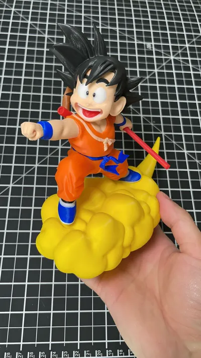 Flying Goku Multicolor - Snap-Fit (No Levitation) by 3DXAV MakerWorld ...