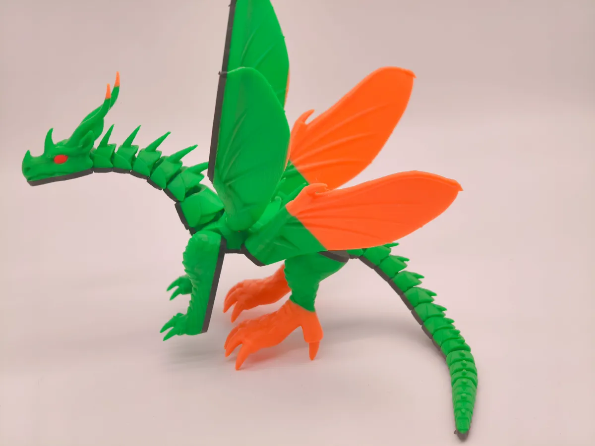 Wyvern, Print in Place - Free 3D Print Model - MakerWorld