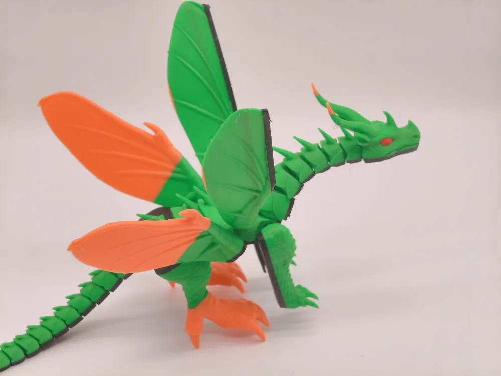 Wyvern, Print in Place - Free 3D Print Model - MakerWorld