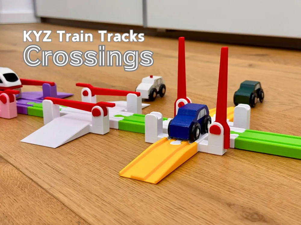 Level Crossings - KYZ Train Tracks by KYZ Design - MakerWorld