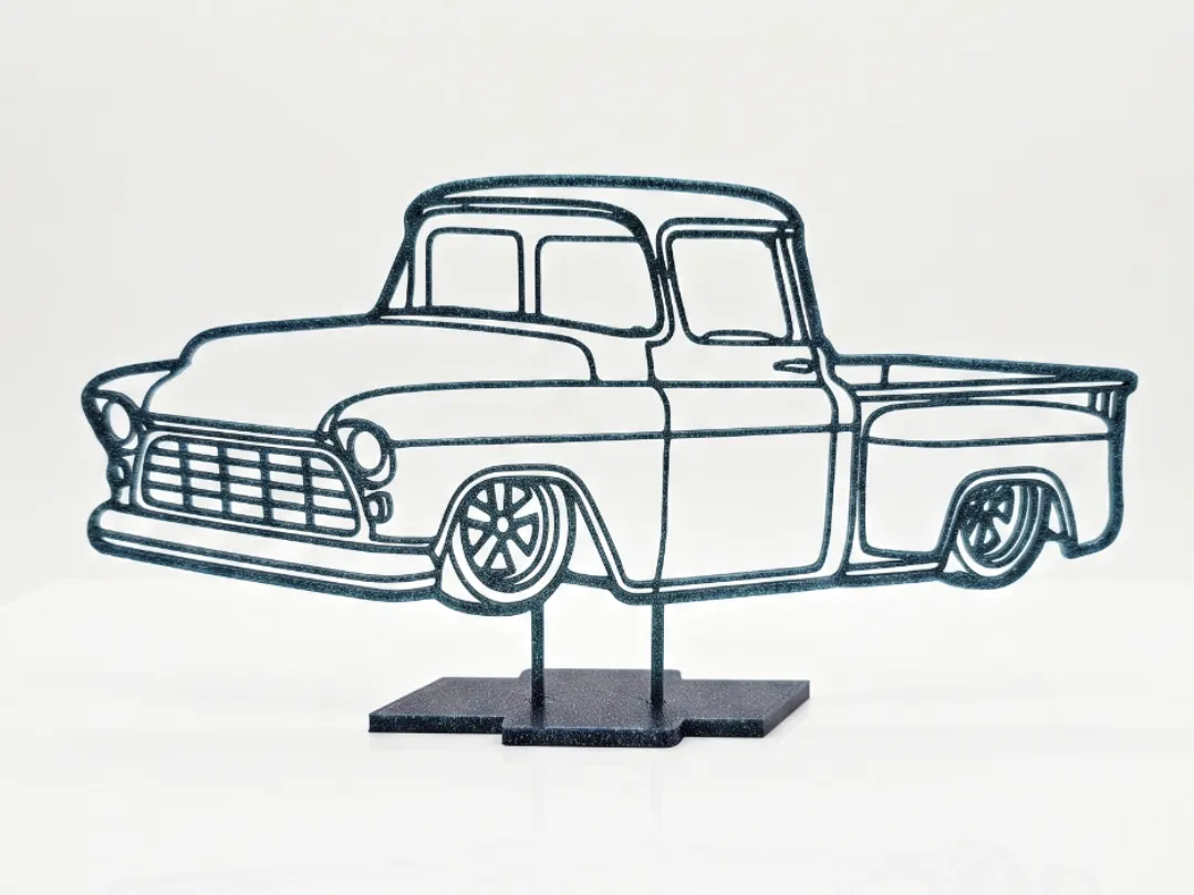 1955 Chevy Stepside - Free 3D Print Model - MakerWorld