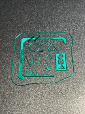 Bed level_first layer test for Bambu printers by 75echo - MakerWorld