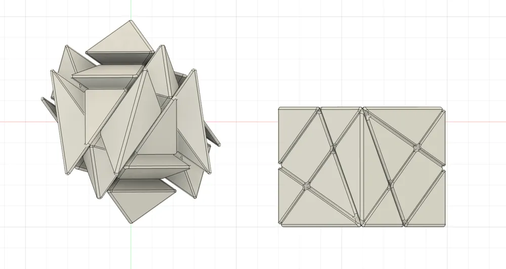 Axis Cube Style Monocolor (Fully 3D Printed) - Free 3D Print Model ...