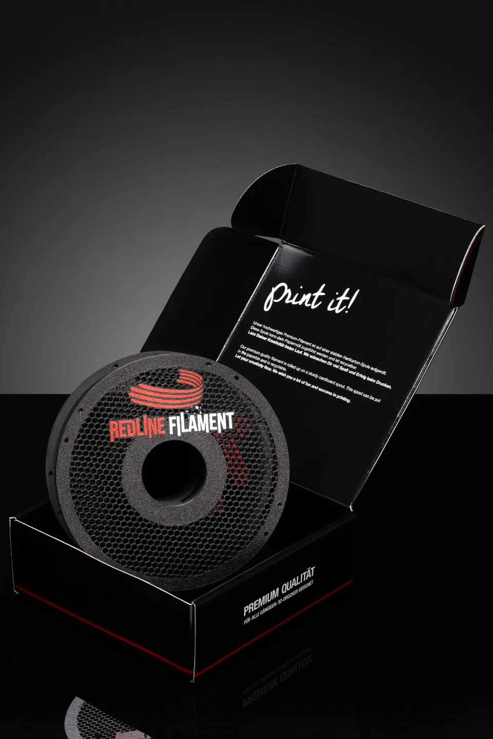 Redline Filament Refill (Design: Create mit Logo) by Redline Filament ...