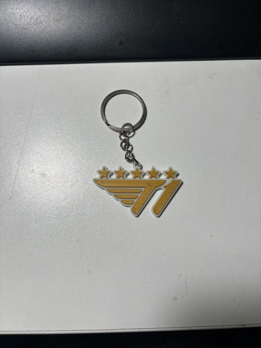 T1 5 Worlds champions keychain by Tech Craft GT - MakerWorld