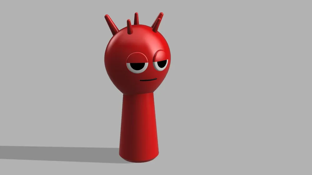 Sprunki Plüsch Rhythmusbox Reddy von luu0898 - MakerWorld