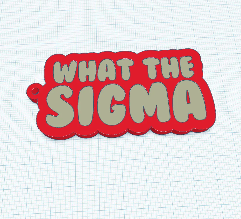 What the sigma keychain by Jade Newman Earth Symbols - MakerWorld
