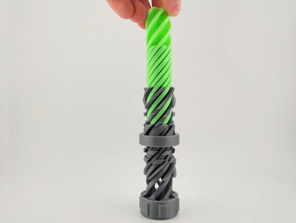 Lightsaber Vortex Spiral Fidget - Free 3D Print Model - MakerWorld