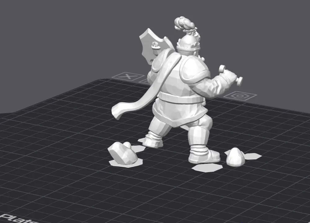 Medieval Dwarf Warrior by Pandora MakerWorld: Download Free 3D Models