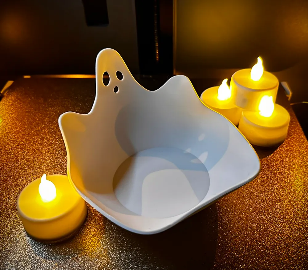 Halloween Ghost Bowl by shamix3d MakerWorld: Download Free 3D Models