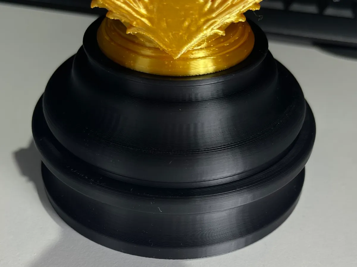 Trophy-base - round for 50mm trophy - Free 3D Print Model - MakerWorld
