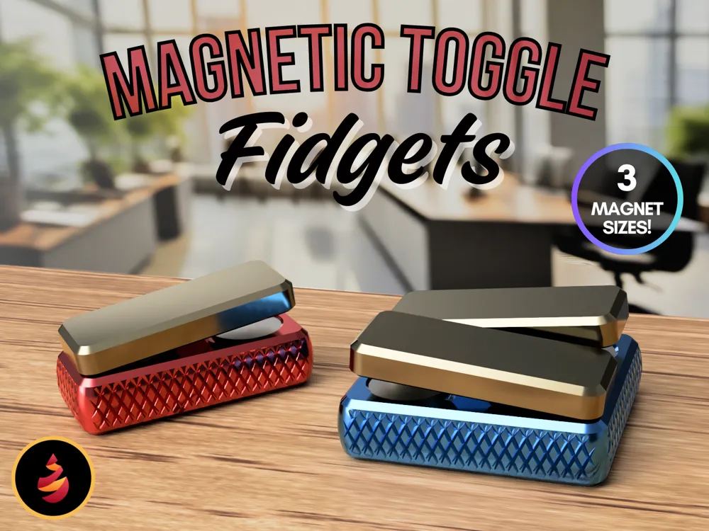 Magnetic Toggle Fidgets by JamesThePrinter MakerWorld: Download Free 3D ...
