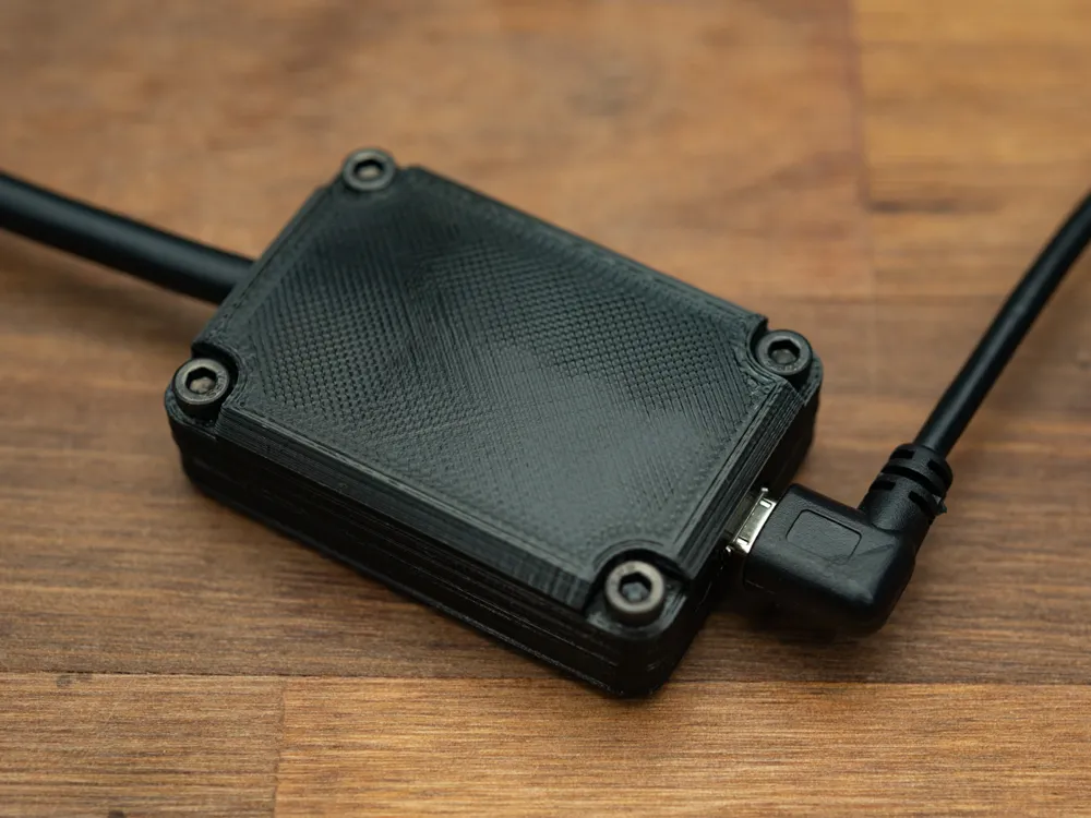 Small Raspberry Pi Pico case with cable retainer by flummer - MakerWorld