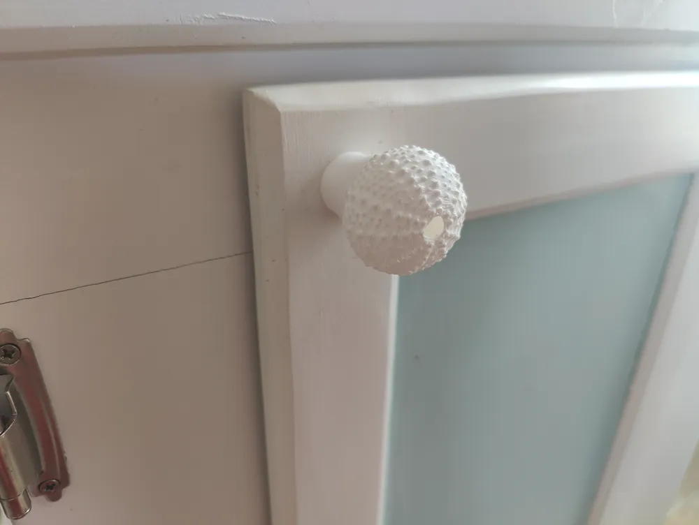 Sea Urchin cabinet knob Remixed by A3DCreator MakerWorld: Download Free 3D Models