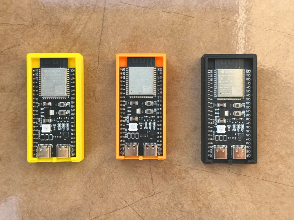 ESP32-S3 Pin & Pinless Enclosure - 44-Pin Edition by TuTu MakerWorld: Download Free 3D Models