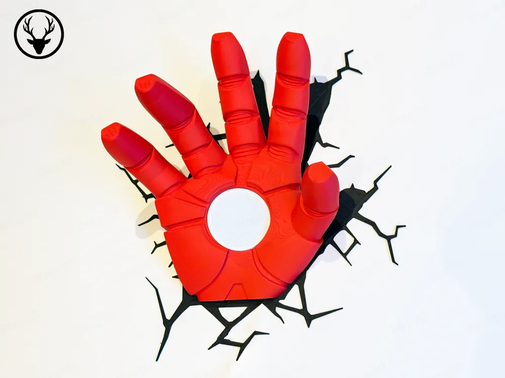 Iron Man - Wandhalterung LED-Bausatz 001 – Kostenloses 3D-Druckmodell ...