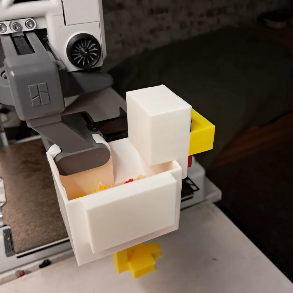 Waste Bin Minecraft Chicken A1 (Mini) by 3d Craft MakerWorld: Download ...