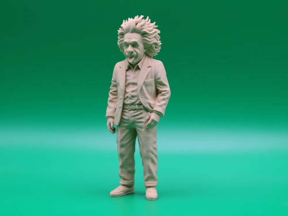 Albert Einstein - Genius Figure - Free 3D Print Model - MakerWorld