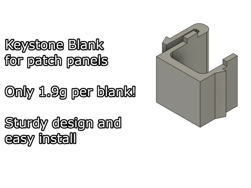 Keystone blank - Free 3D Print Model - MakerWorld