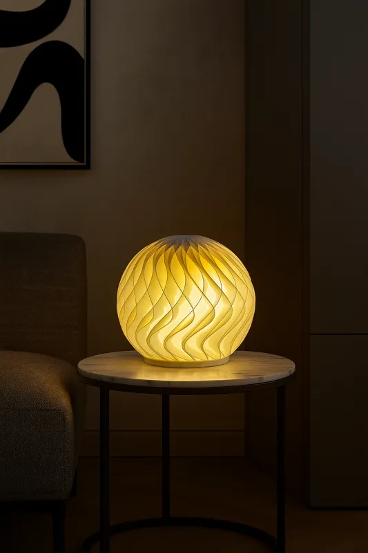 IRIS Spherical Petal Lamp (Ø 220 mm) KIT 001 - Free 3D Print Model ...