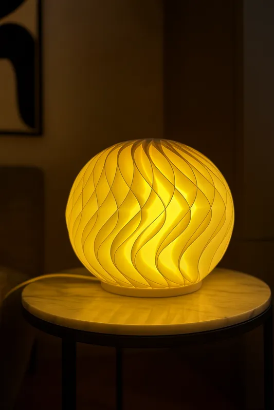 IRIS Spherical Petal Lamp (Ø 220 mm) KIT 001 - Free 3D Print Model ...