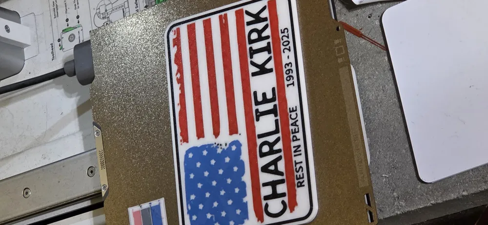 Charlie Kirk RIP 1993-2025 - Free 3D Print Model - MakerWorld