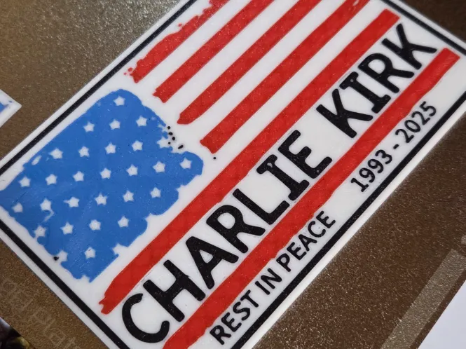 Charlie Kirk RIP 1993-2025 - Free 3D Print Model - MakerWorld