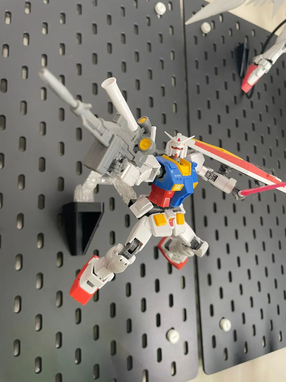 Gunpla Action Base 4 & 5 Ikea Skadis Adapter - Free 3D Print Model ...