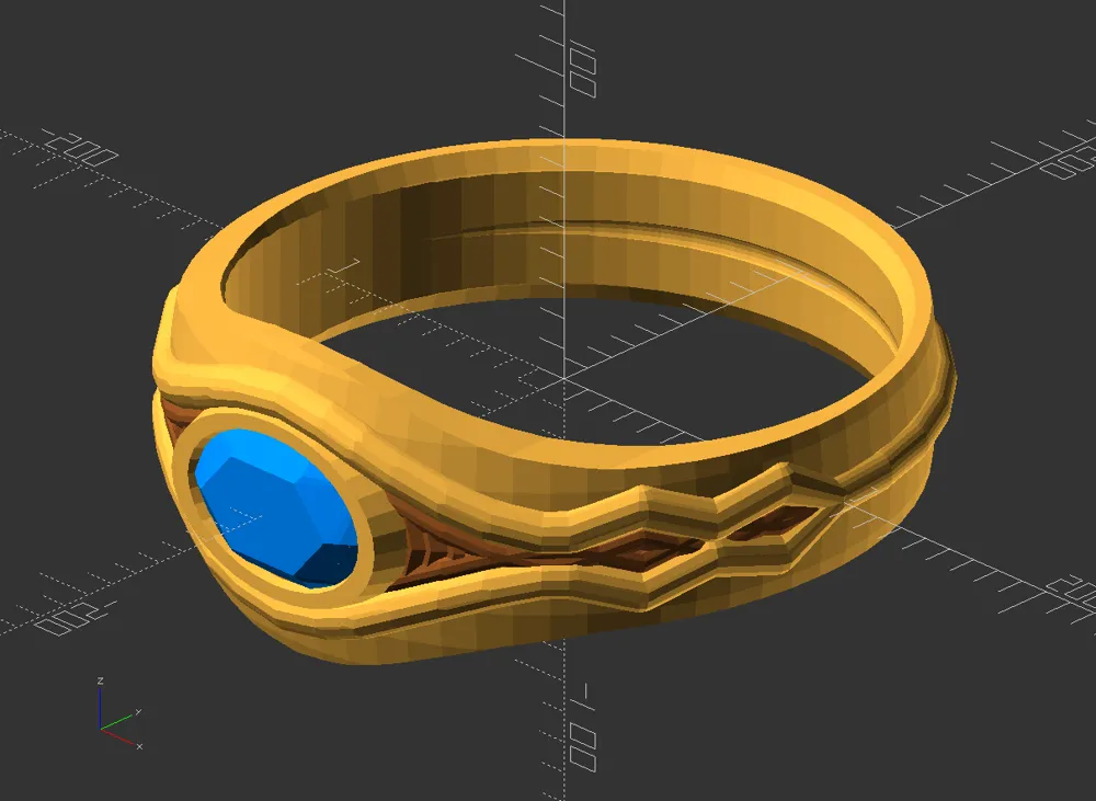 LotR , Rings of Pow... Parametric (WIP) - Free 3D Print Model - MakerWorld