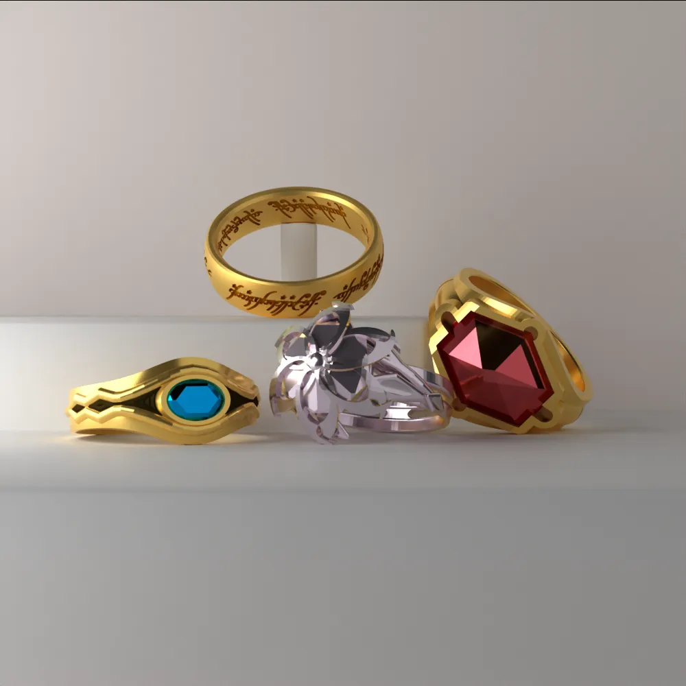 LotR , Rings of Pow... Parametric (WIP) - Free 3D Print Model - MakerWorld