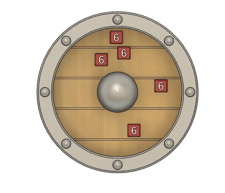 DnD Shield Dice Tray by thatcaddad - MakerWorld