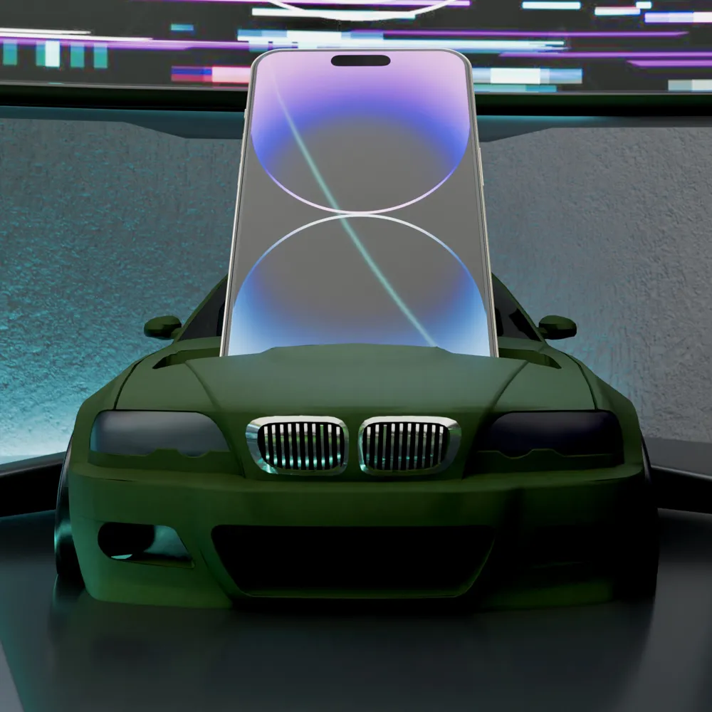 BMW M3 E46 Front Phone Stand - Free 3D Print Model - MakerWorld
