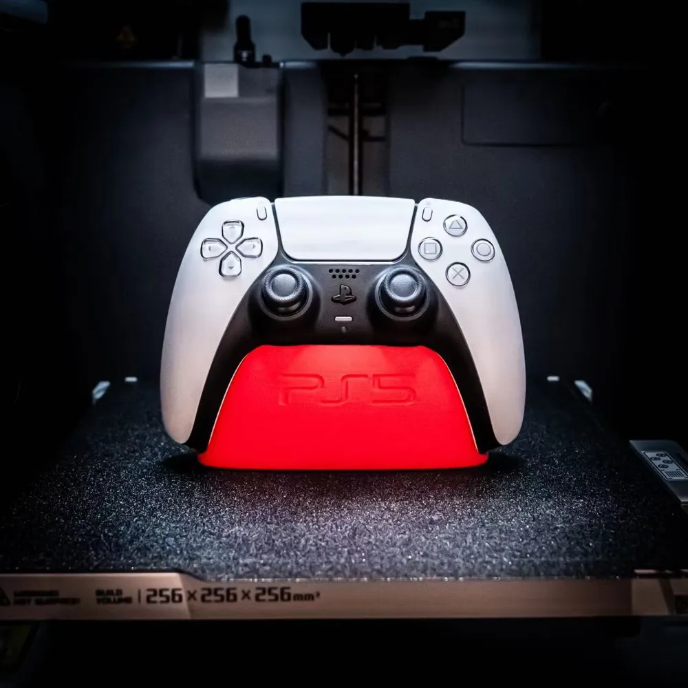 PS5 DualSense Controller Stand V2 (No Logo) by Conrad Jun MakerWorld: Download Free 3D Models