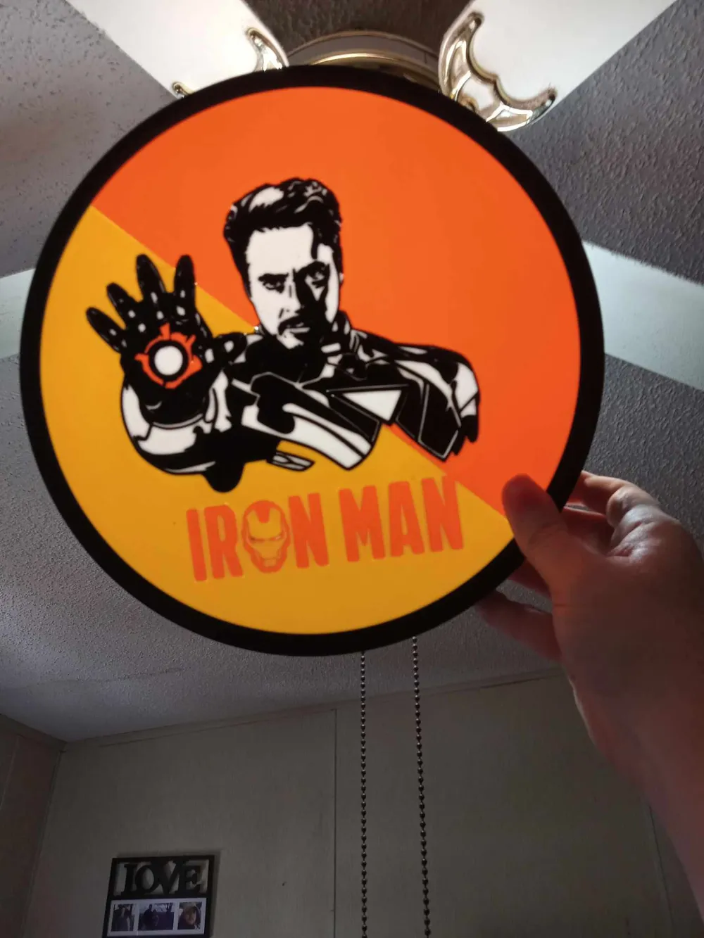 Iron Man LED light box by Balorfan85 - MakerWorld