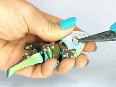 Cute Flexible Gecko (Toy, Keychain & Magnet) by Valeria Momo & Mattia ...