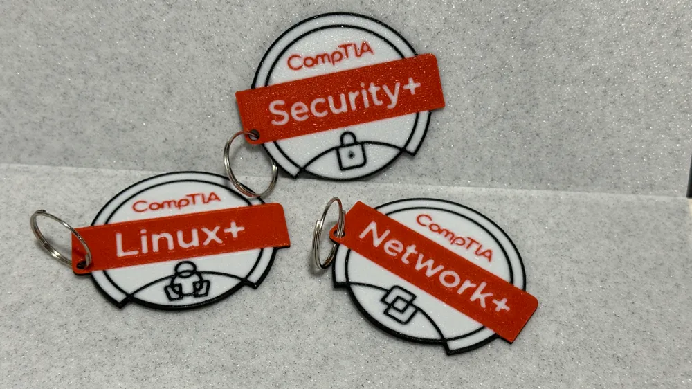Comptia Linux+ Keychain - Linux Plus by A1 Graphix - MakerWorld