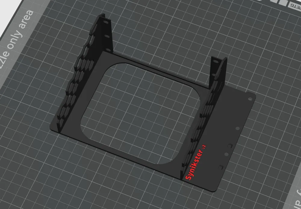 v2.0 - Lian Li A3 SFX Power Supply Side Case Mount - Free 3D Print ...