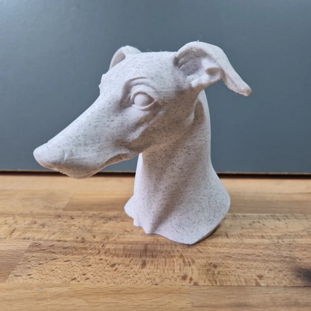 Whippet Dog Bust by Mr.Jay MakerWorld: Download Free 3D Models