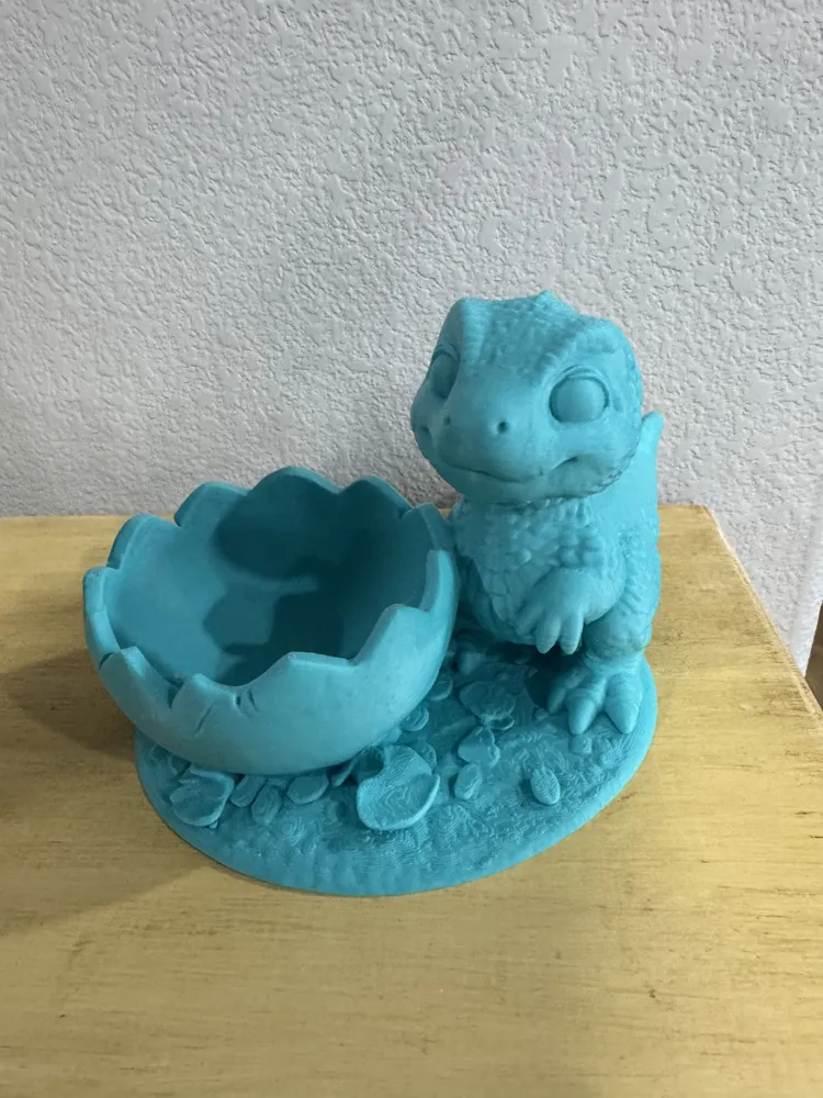 Baby Raptor Snack Bowl - Free 3D Print Model - MakerWorld