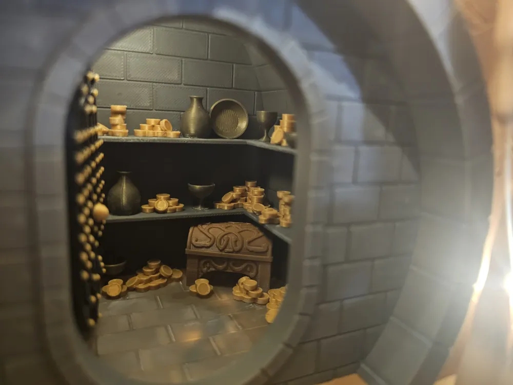 Harry Potter Gringotts Vault Book Nook - Free 3D Print Model - MakerWorld