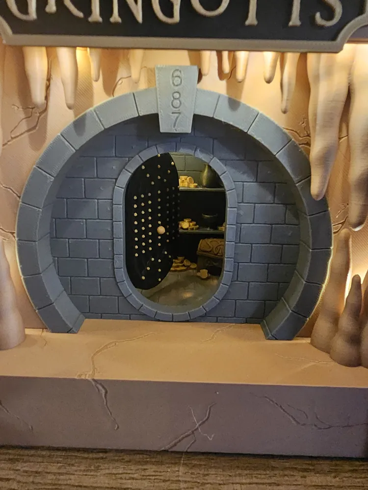 Harry Potter Gringotts Vault Book Nook - Free 3D Print Model - MakerWorld
