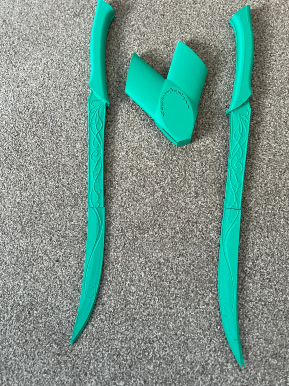 Lord of the Rings Legolas' Swords and Sheath by TAH3DGeek - MakerWorld