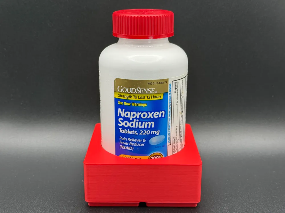 Gridfinity First Aid Large Pill Bottle Holder by Hopper_Dropper ...