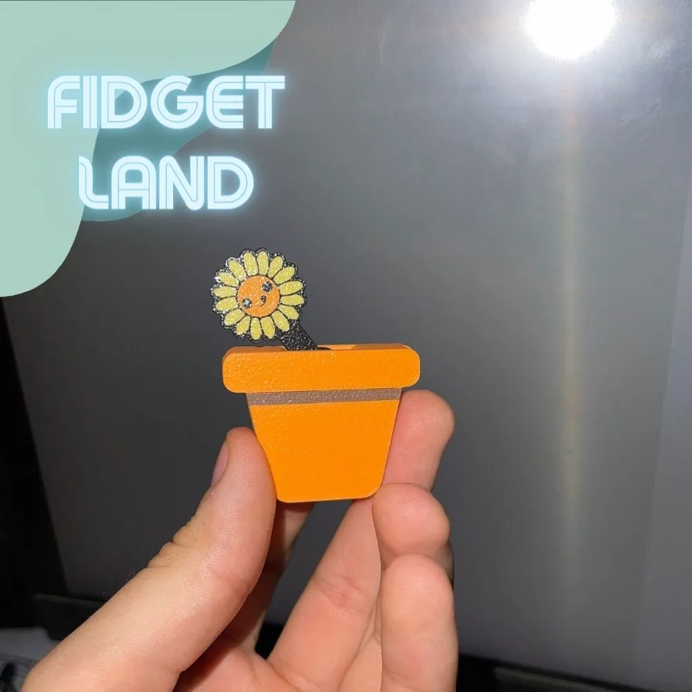 Fidget toys sunflower switch by FidgetLand - MakerWorld