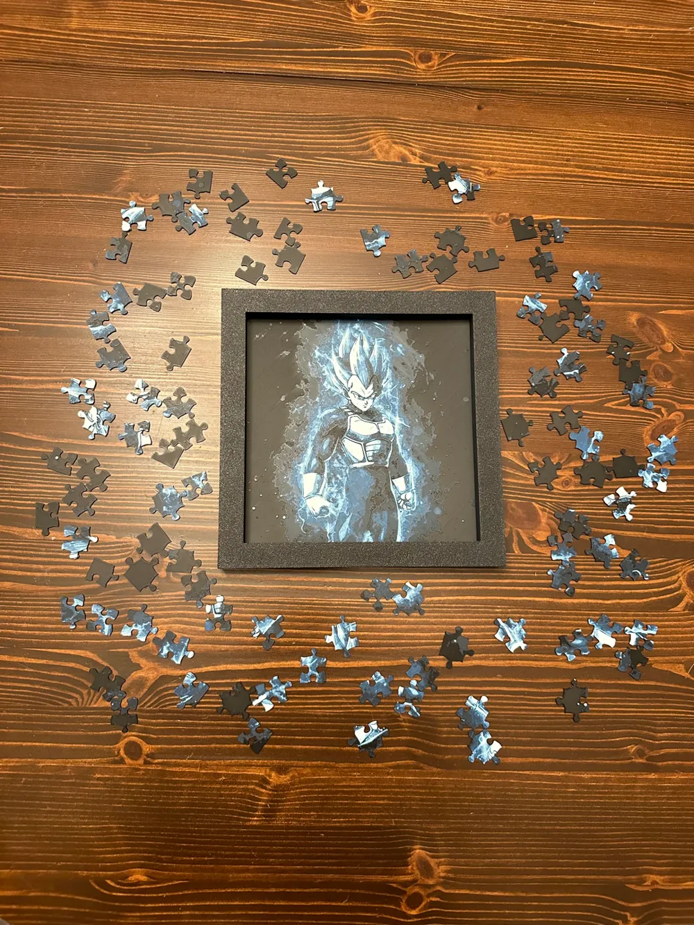 Vegeta SSB 4-color Hueforge Puzzle by Hey Ben - MakerWorld