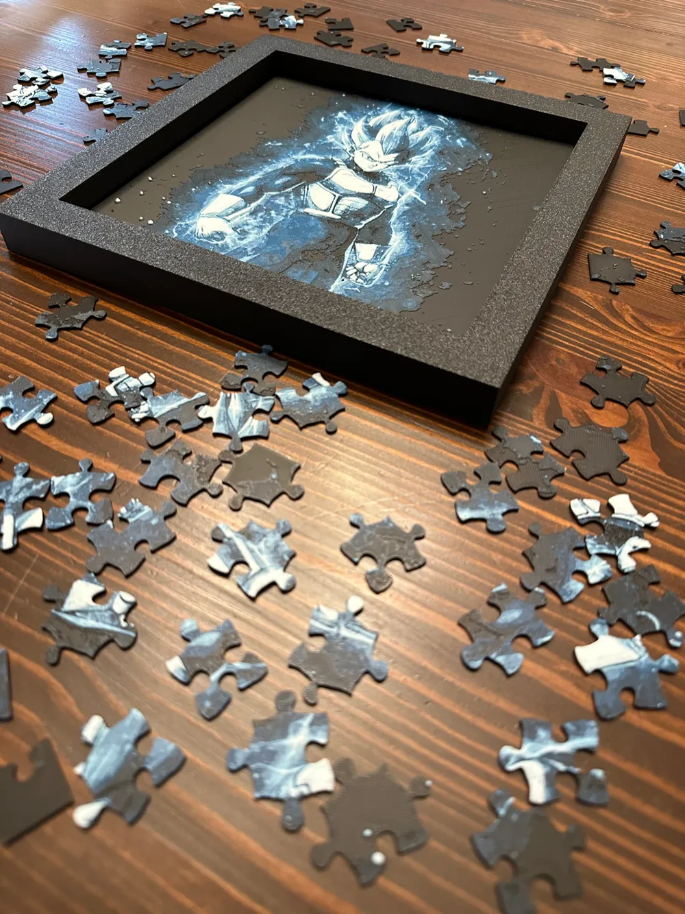 Vegeta SSB 4-color Hueforge Puzzle by Hey Ben - MakerWorld