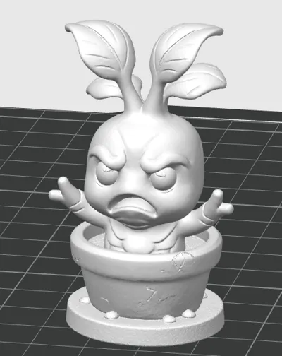 Mandragore – Plante Magique en Pot - Modèle d'Impression 3D Gratuit ...