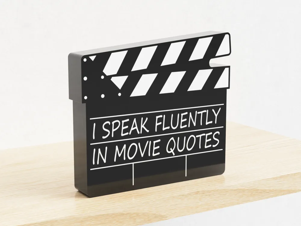 Ciak Movie Lightbox / Frame by Valeria Momo - MakerWorld